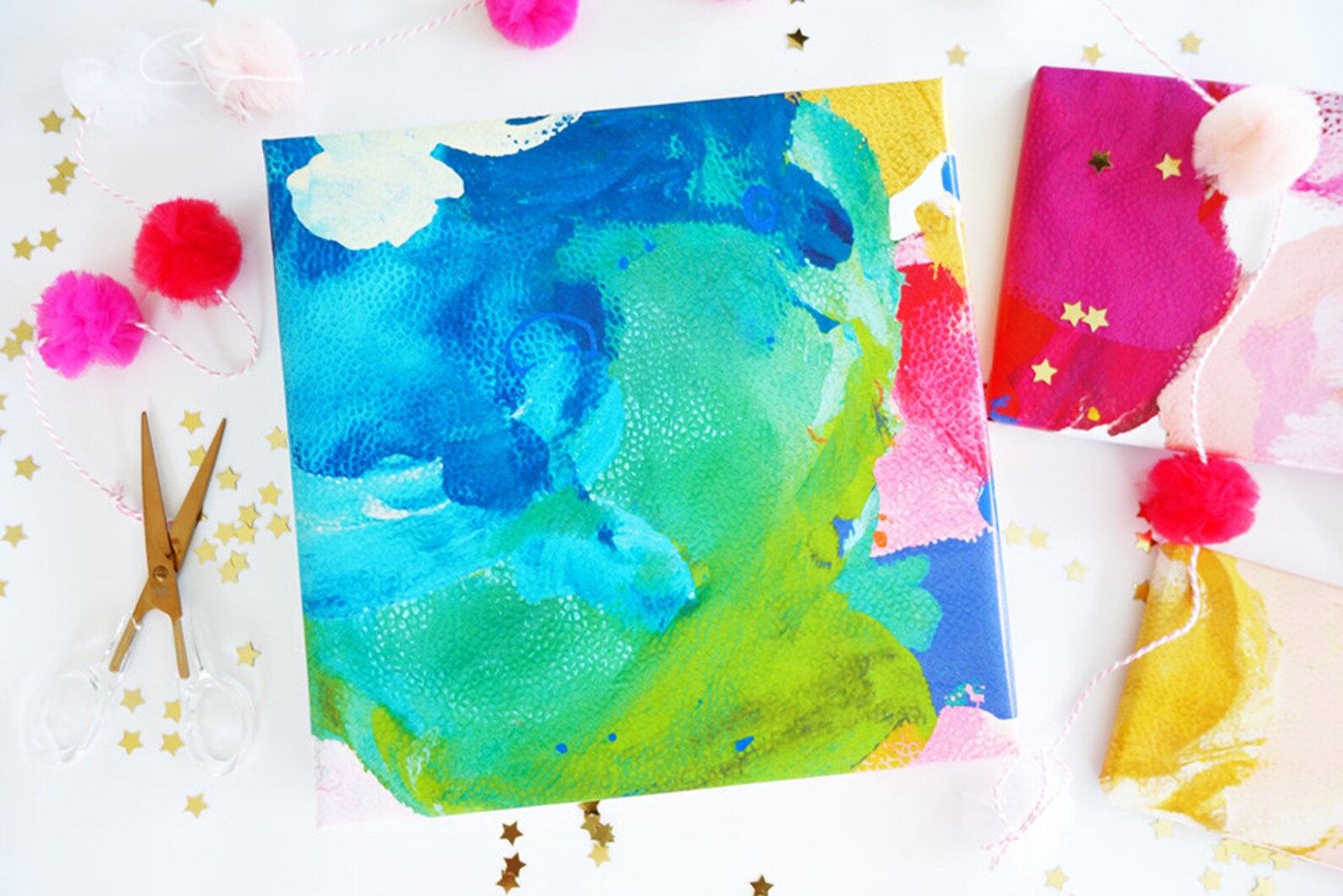 Gift Wrap Wrapping Paper Art Palette Gift Wrapping Art - Etsy