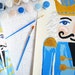 Nutcracker Paint by Number Kit With Glitter Paint, DIY Painting Kit ...