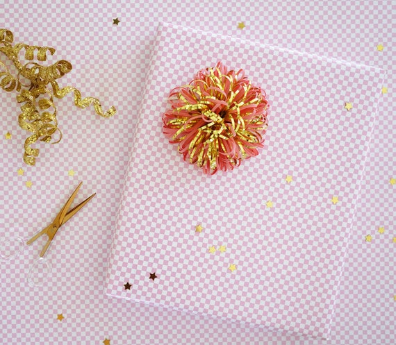 Gift Wrap Wrapping Paper Checkered Pattern Gift Wrap | Etsy