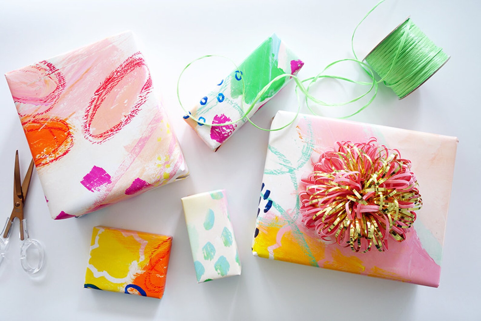 Abstract Art Gift Wrap Colorful Artful Wrapping Paper Any - Etsy