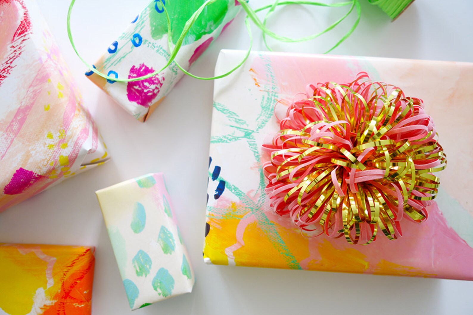 Abstract Art Gift Wrap Colorful Artful Wrapping Paper Any | Etsy