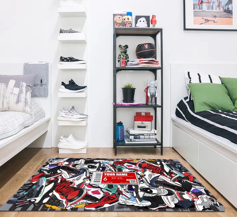 Sneaker Room Rug: Hypebeast Legend Area Rug - Etsy