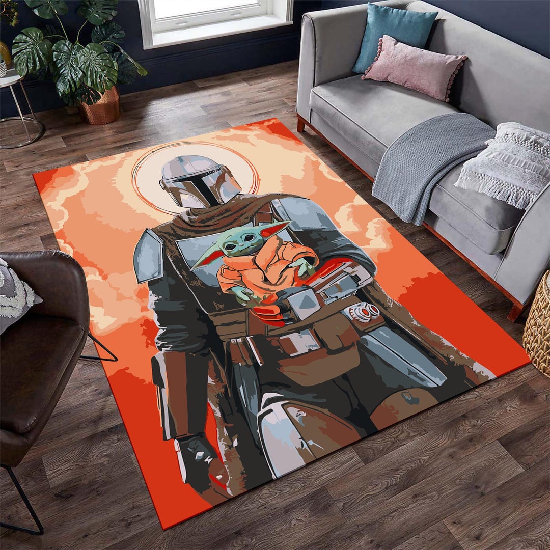 Baby Yoda Rug,mandalorian Rug,star Wars Rug,fantastic Rug,movie Rug ...