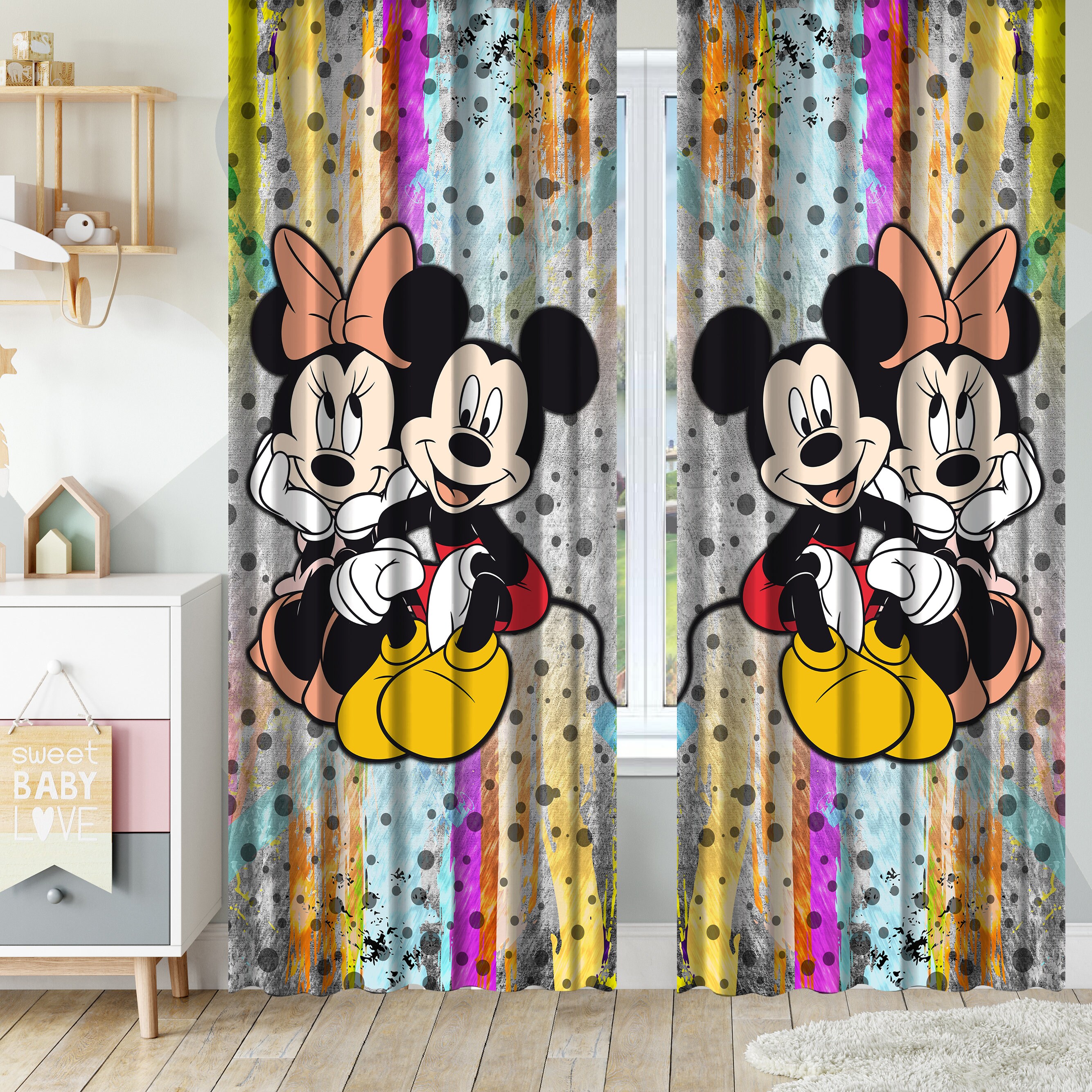 Mickey Mouse Curtains