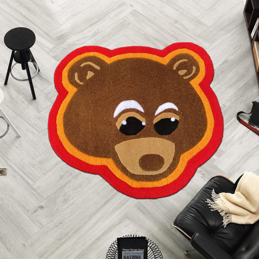 Kanye West Bear Rug, Bear Rug, Kanye West Dropout Bear Rug,kanye West ...