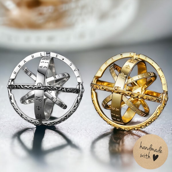 Astronomic Sphere Ring - Etsy