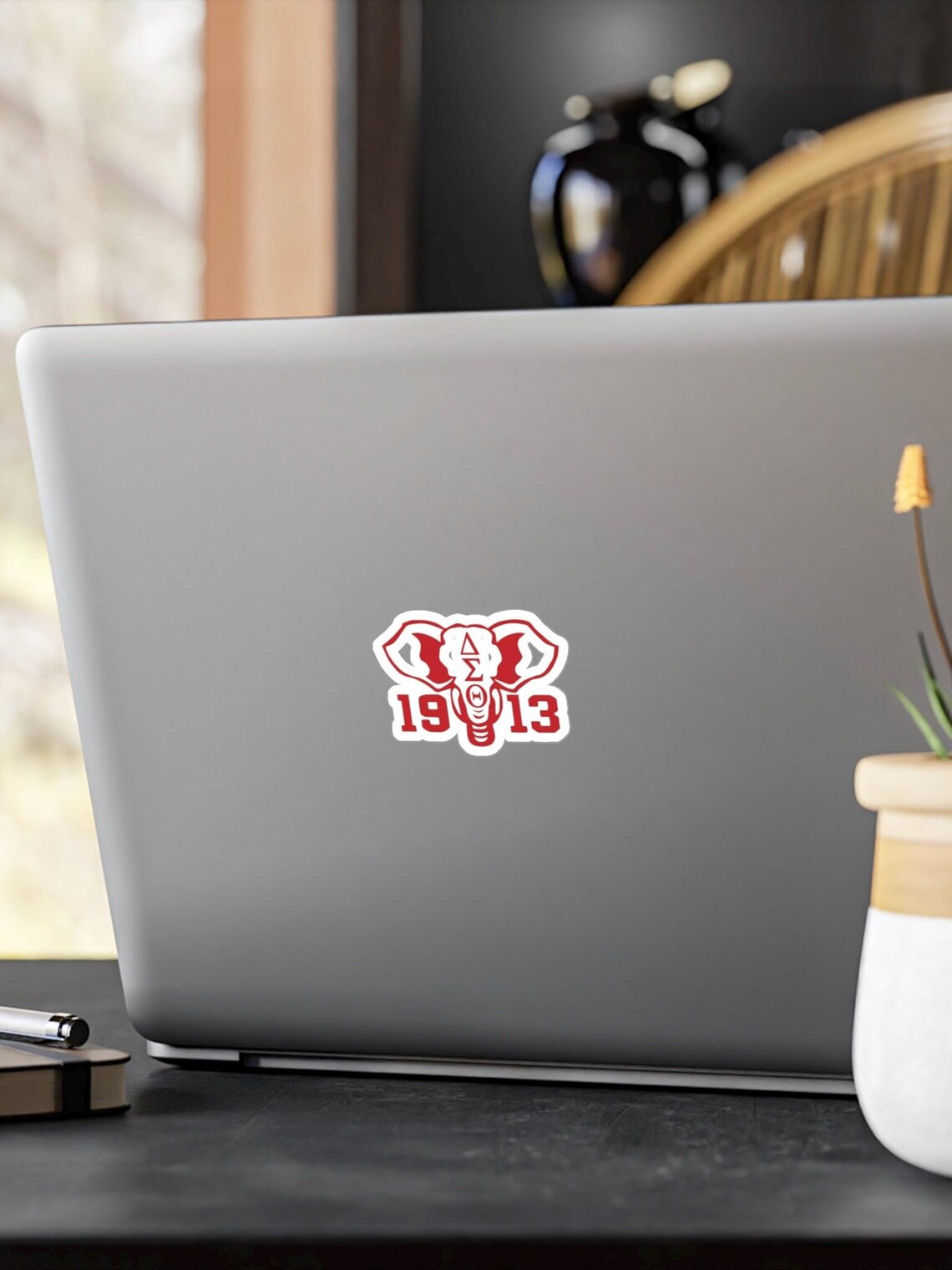 Delta Sigma Theta Vinyl Decal | Red and White Sticker | Sorority Vinyl ...