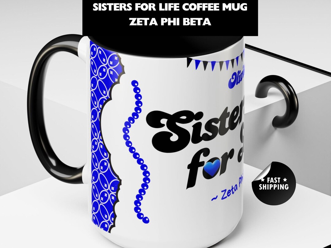 ZPB Coffee Mug, Zeta Phi Beta Coffee Gift, Sorority Gift, Founders Day ...