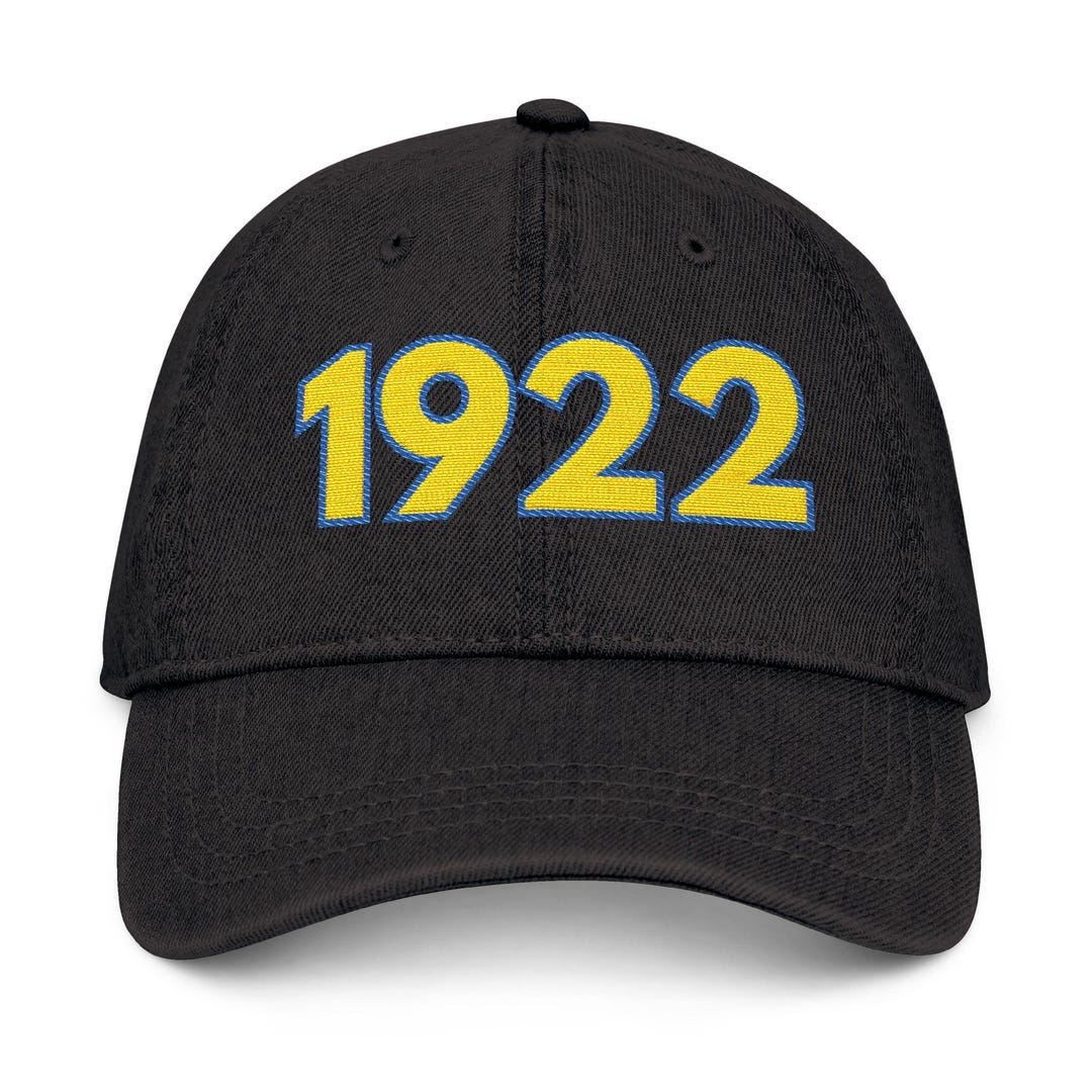 Sigma Gamma Rho 1922 Denim Hat - Embroidered Hat for Casual Style ...