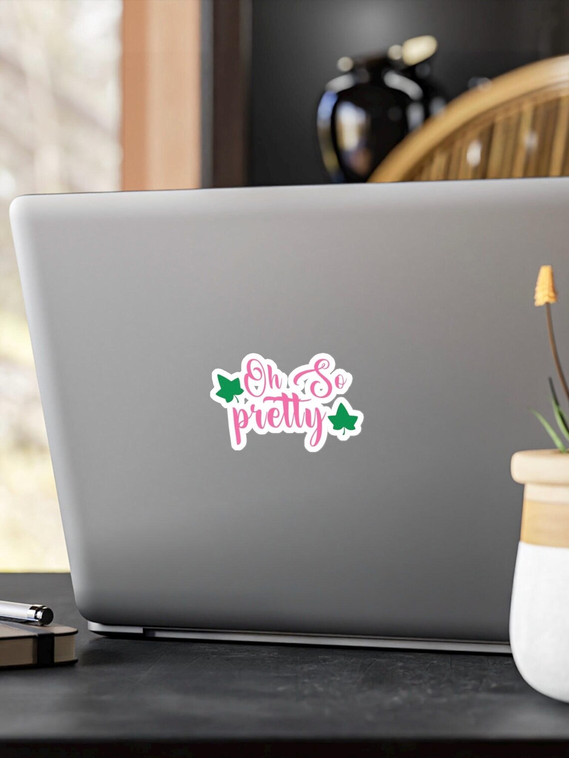 Alpha Kappa Alpha Vinyl Decal | Pink and Green Sticker | Sorority Vinyl ...