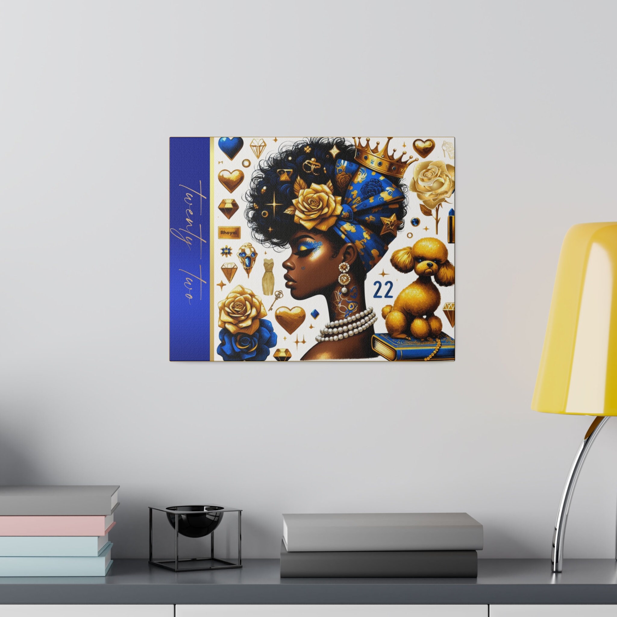 Sigma Gamma Rho Matte Canvas, Stretched, 0.75", SGR, Sorority Gift ...
