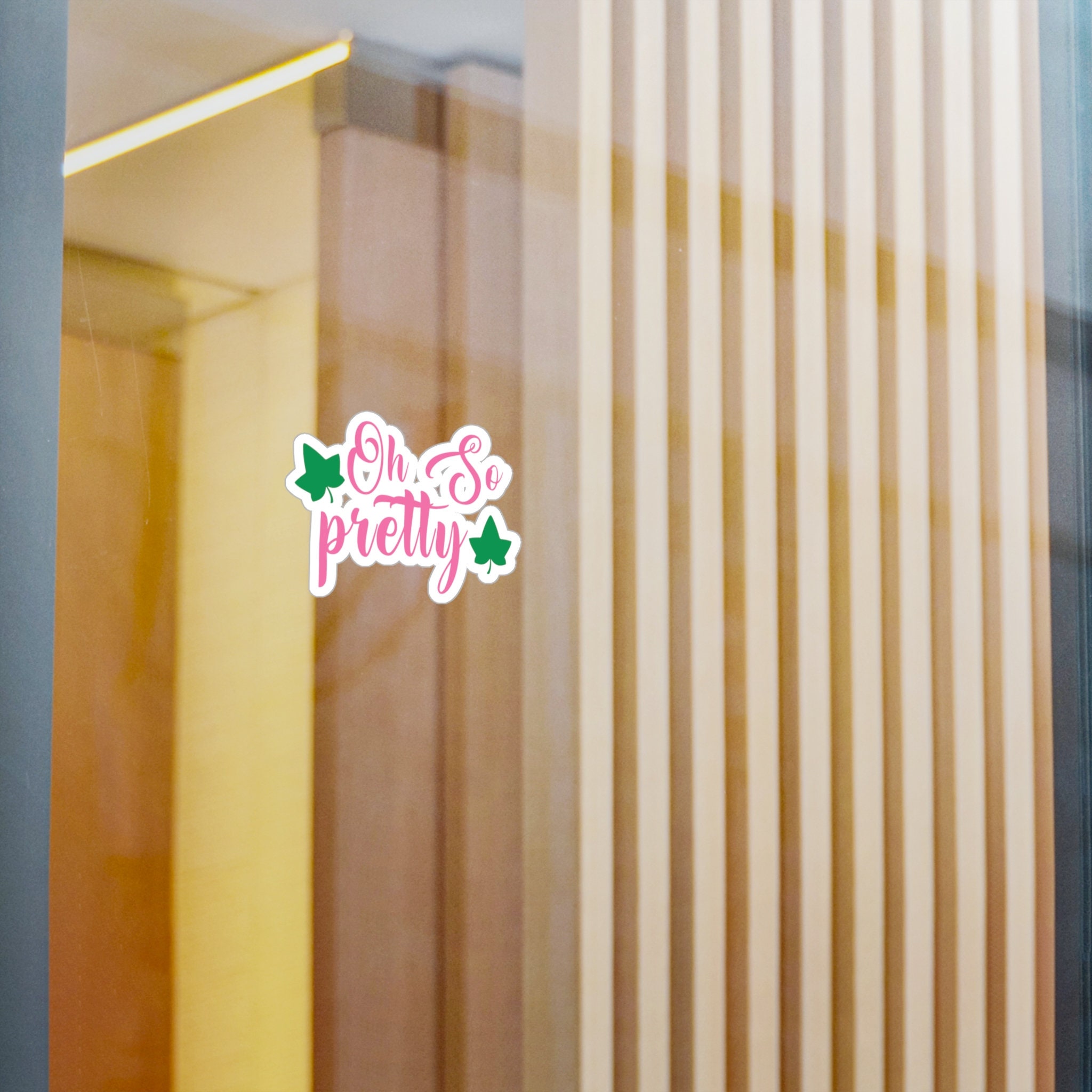Alpha Kappa Alpha Vinyl Decal | Pink and Green Sticker | Sorority Vinyl ...
