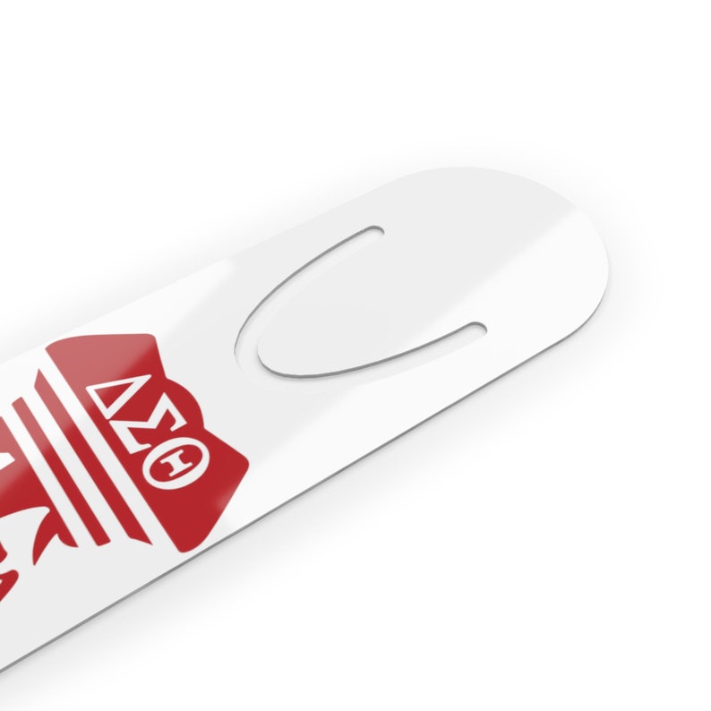 Delta Sigma Theta Bookmark, Red and White, 1913, Reading, Sorority Gift ...