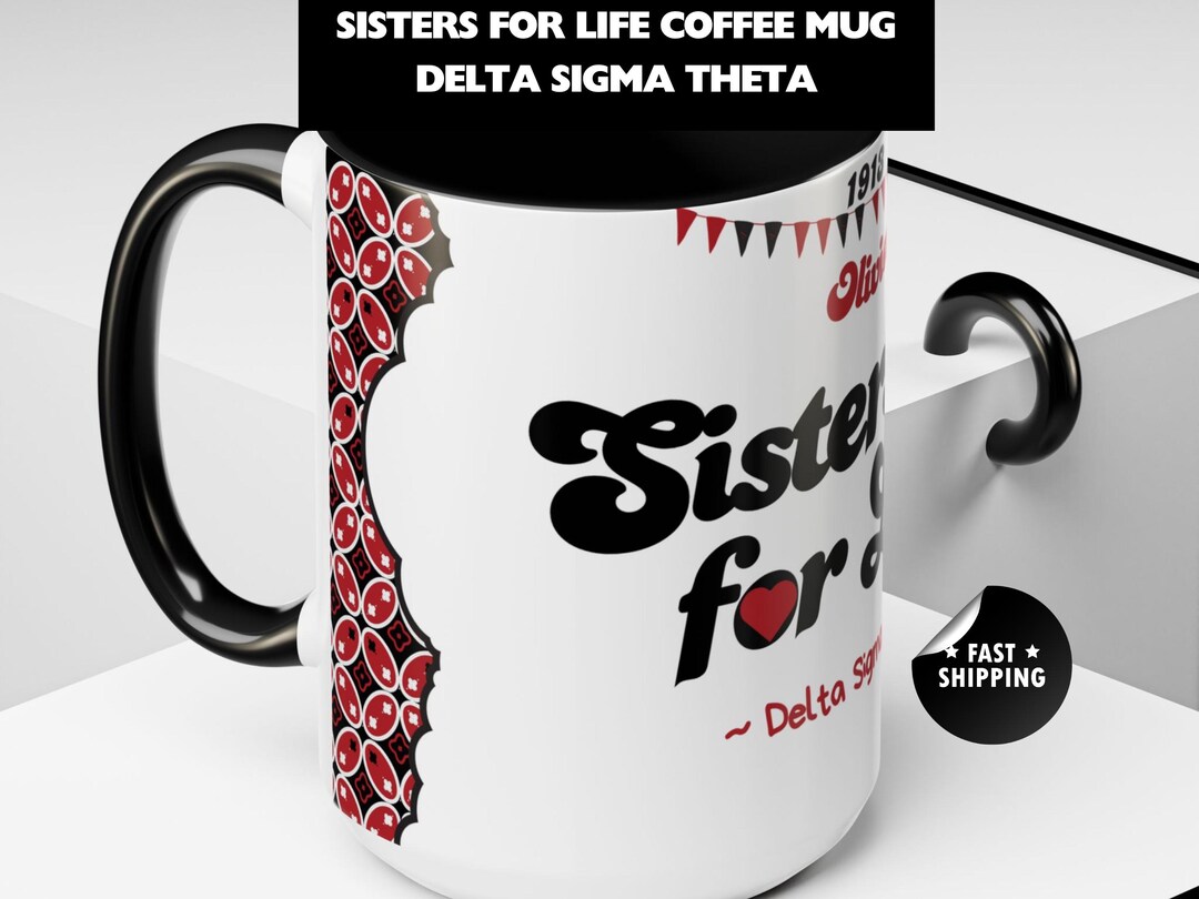 DST Coffee Mug, Delta Sigma Theta Coffee Gift, Sorority Gift, Founders ...