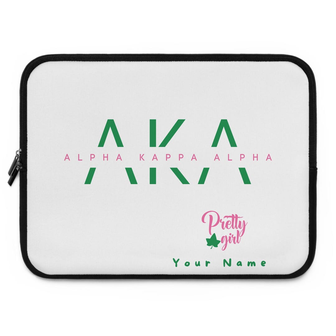 Personalized Alpha Kappa Alpha Laptop Sleeve, Stylish Tech Accessory ...