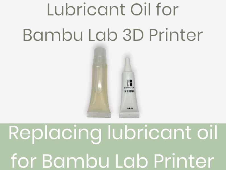 Lubricant Oil for Bambu Lab - Etsy
