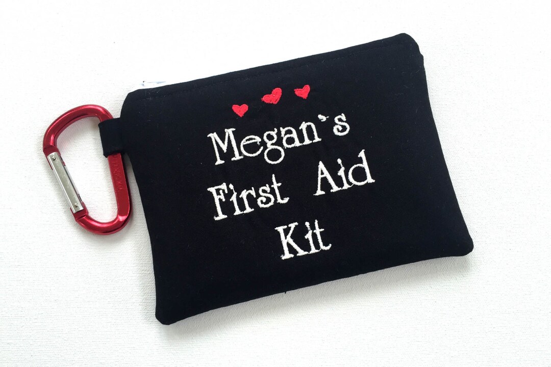 Personalized First Aid Kit, POUCH ONLY, Teacher Gift, Medicine Bag ...
