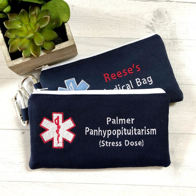 Medical Alert Pouch, Front Only, Personalized Epipen Case, Epinephrine ...