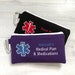 Medical Alert Pouch, Front Only, Personalized Epipen Case, Epinephrine ...