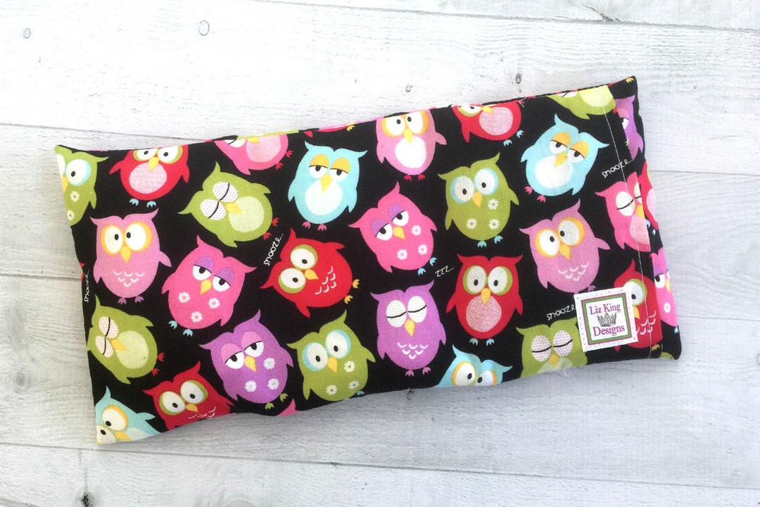 Microwavable Heating Pad HOOT OWLS, Heat Therapy, Doula, Removable ...