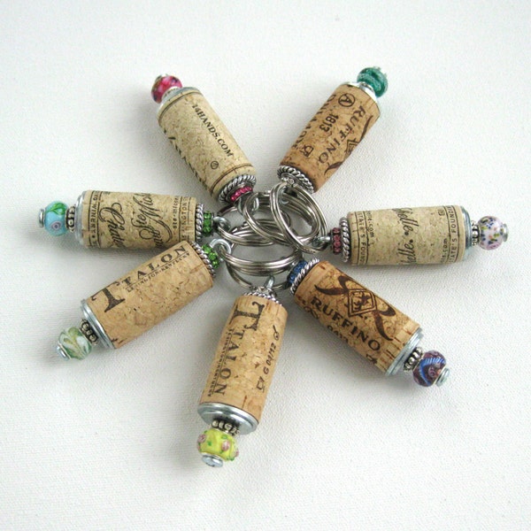 Cork Keychain Etsy