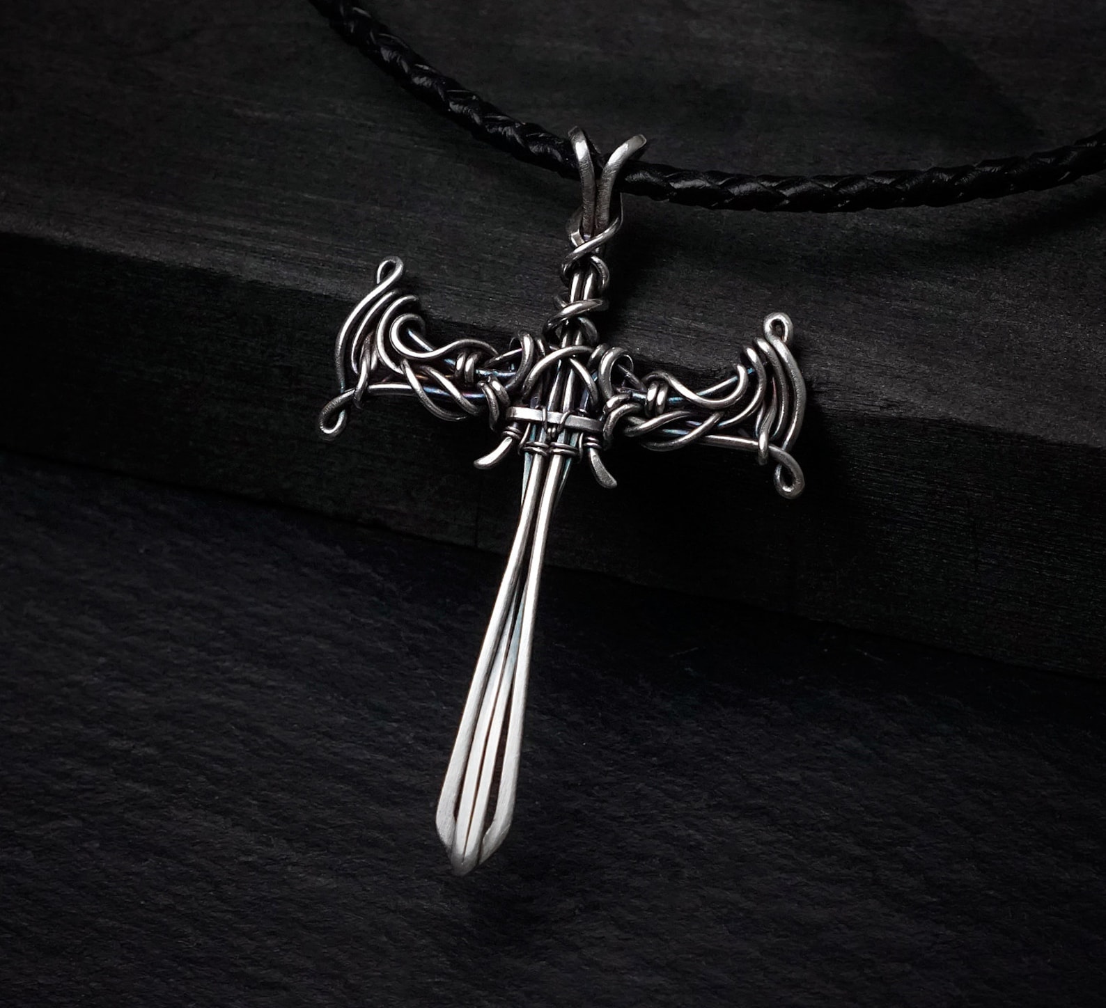 The Sword Pendant Tutorial a Lesson in Wire Work. No Soldering - Etsy