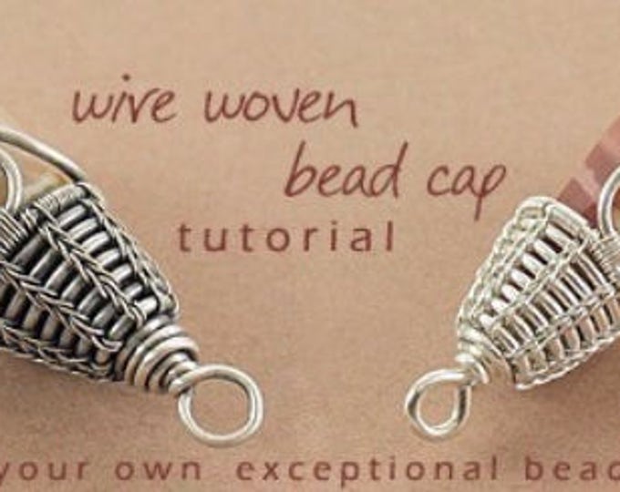 Wire Woven Bead Cap TUTORIAL Instant Download via Etsy - Etsy