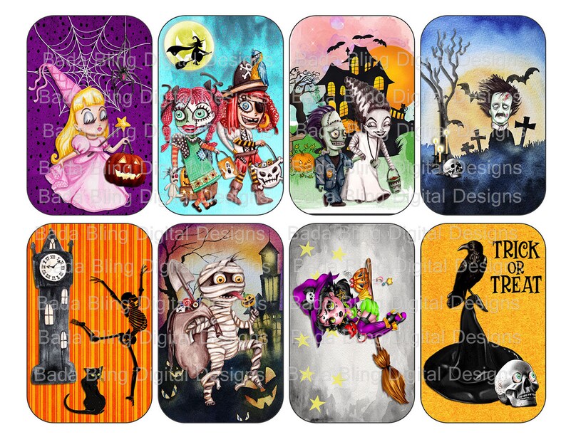 Trick or Treat Printable Altoid Tin Inserts for Halloween Shrines or ...