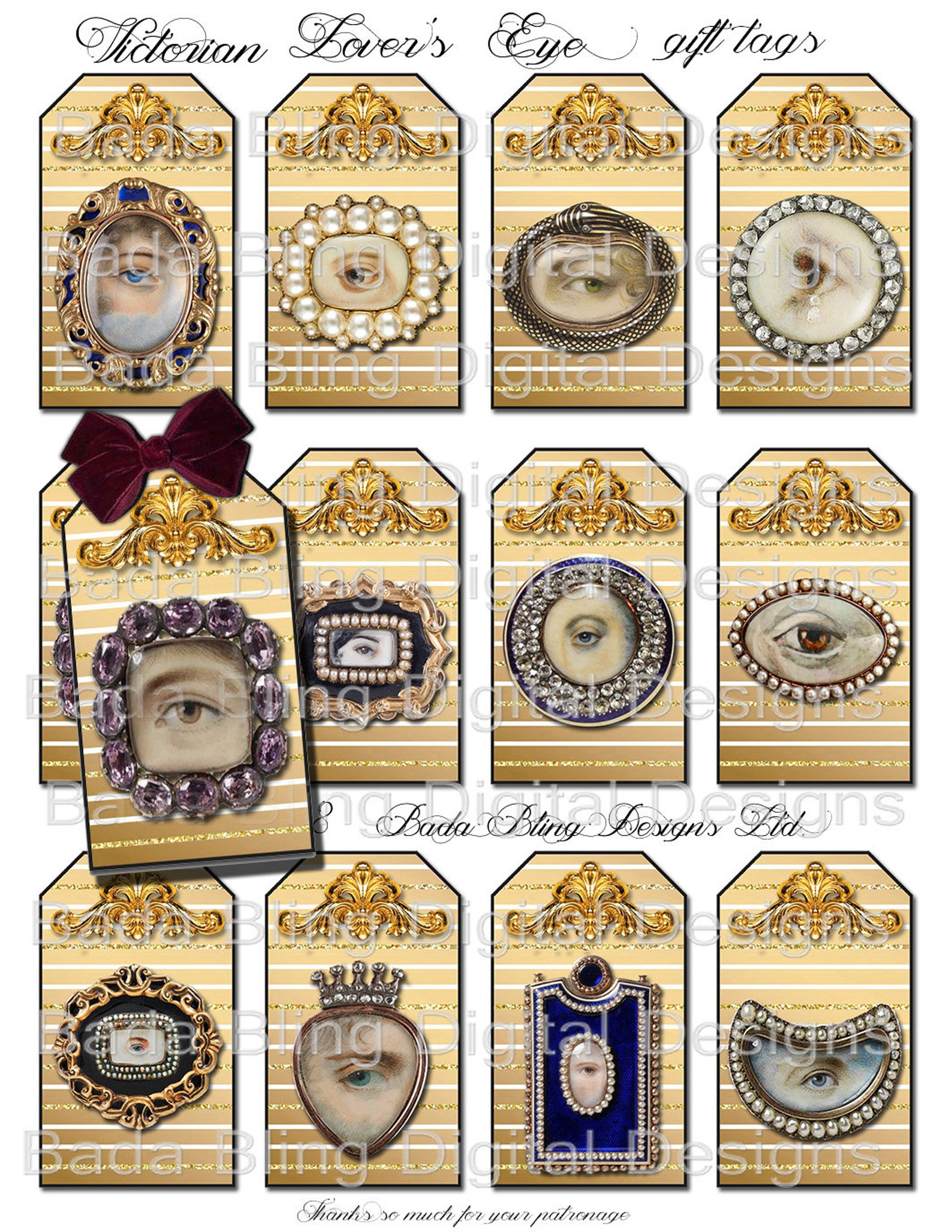 Victorian Lover's Eyes 2victorian Erageorgian Erafor | Etsy