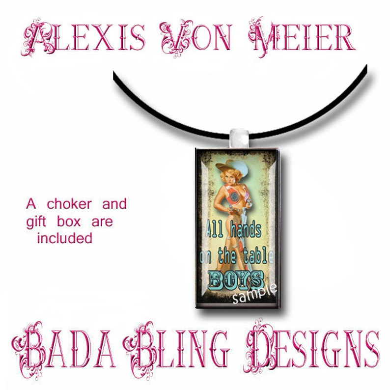 1 X 2 Buckaroo Babes, Cowgirl Digital Collage Sheets for Art Pendants ...