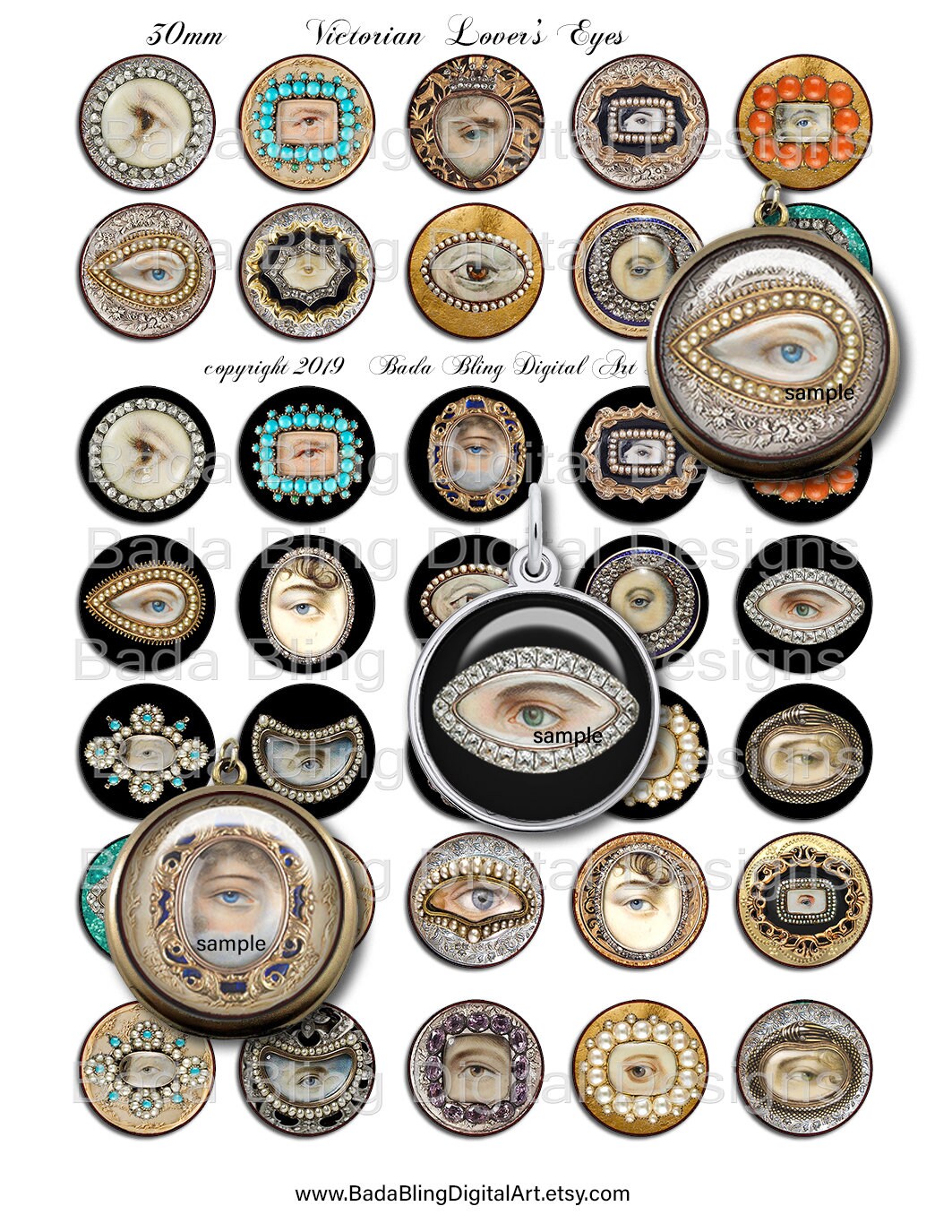 Victorian Lover's Eyes 2victorian Erageorgian Erafor - Etsy