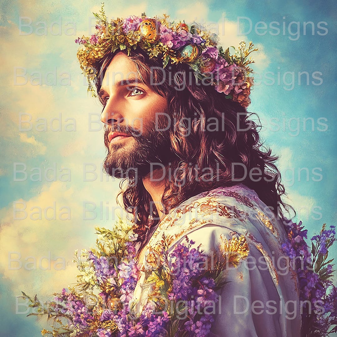 Jesus Christ at Easter Sheet 2 of 5 INSTANT DOWNLOAD Religious Art ...