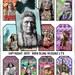 Native American Indians, Printable Gift Tags, Original Art, Digital ...