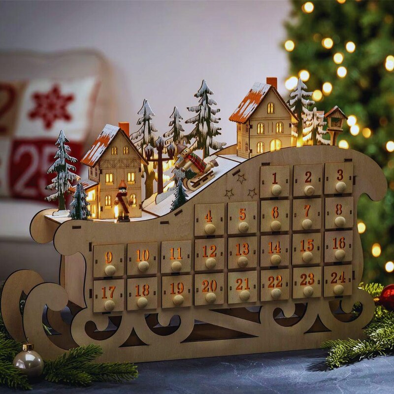 Wooden Calendar - Etsy