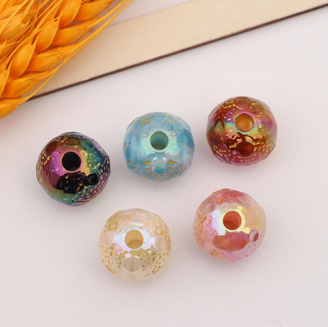 High-quality Craft Beads With a Glossy Texture, Personalized Acrylic ...