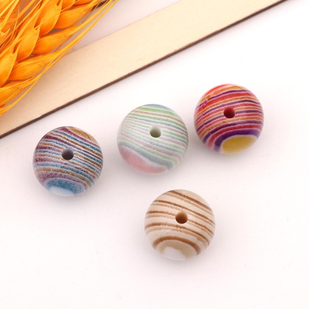 Beautiful Clay Layer Beads, Personalized Bead Supply, Acrylic ...