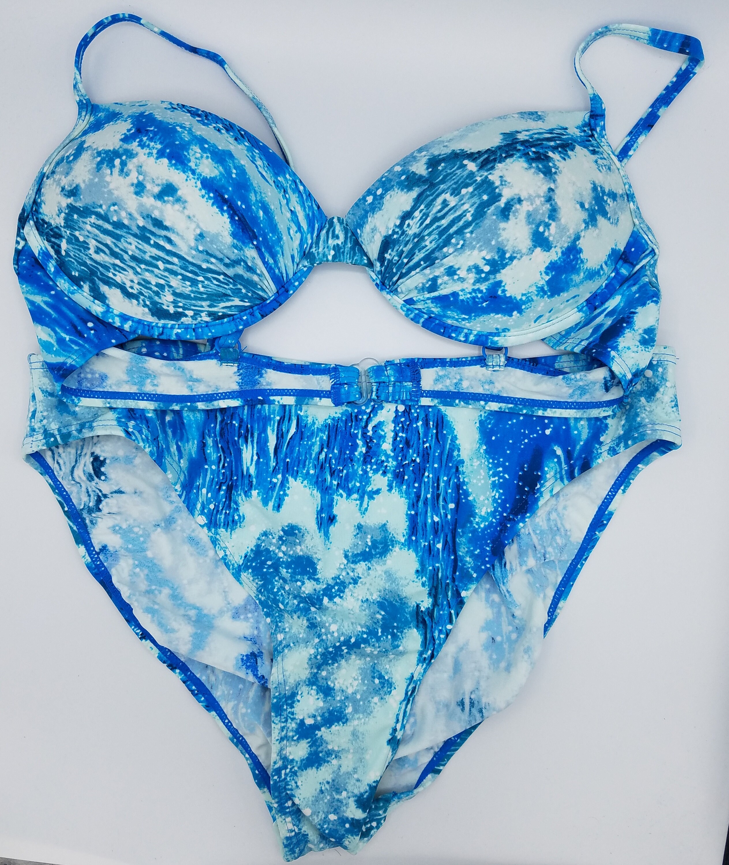 Vintage 1990s 90s Sun Streak Newport News Bikini Bathing Suit Swimsuit ...