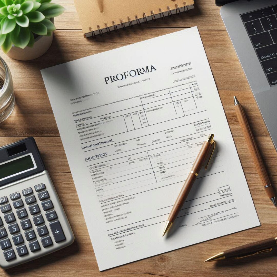 Proforma Invoice - Etsy