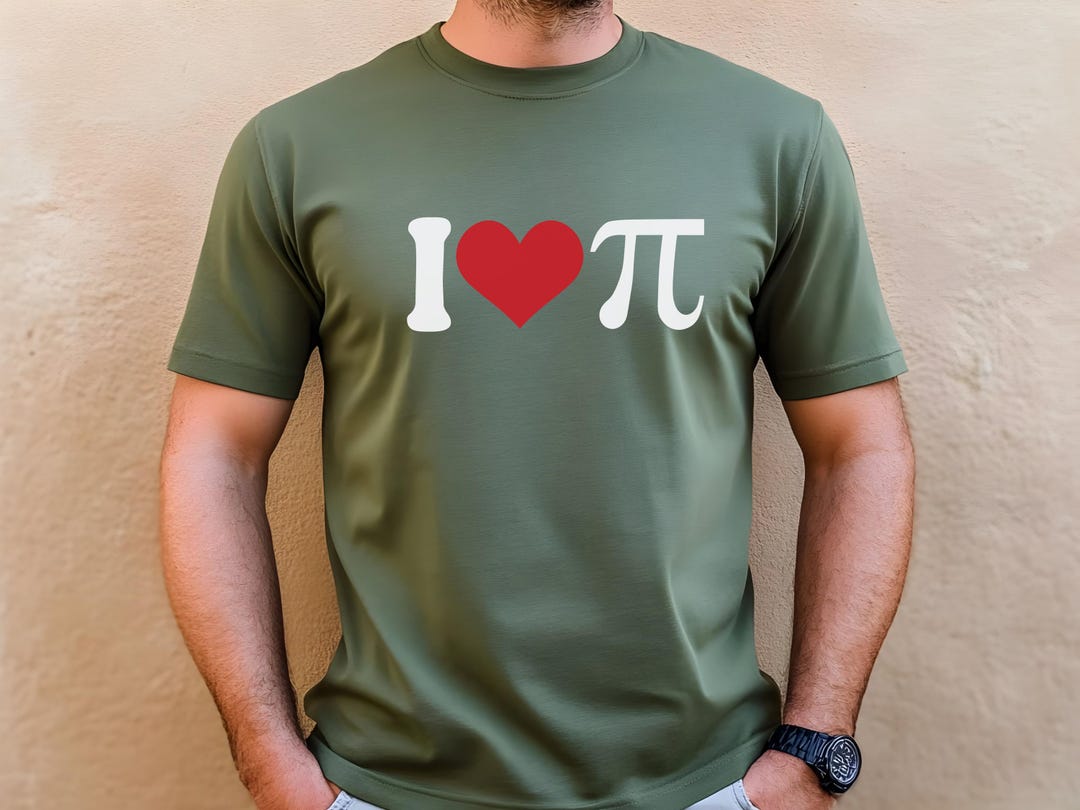 I Love Pi T-shirt | Funny Math Lover Graphic Tee | STEM Teacher Gift ...