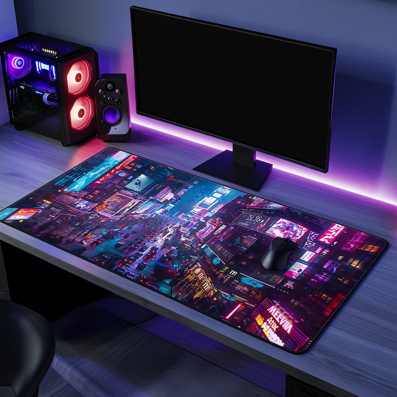Cyberpunk Mousepad - Etsy