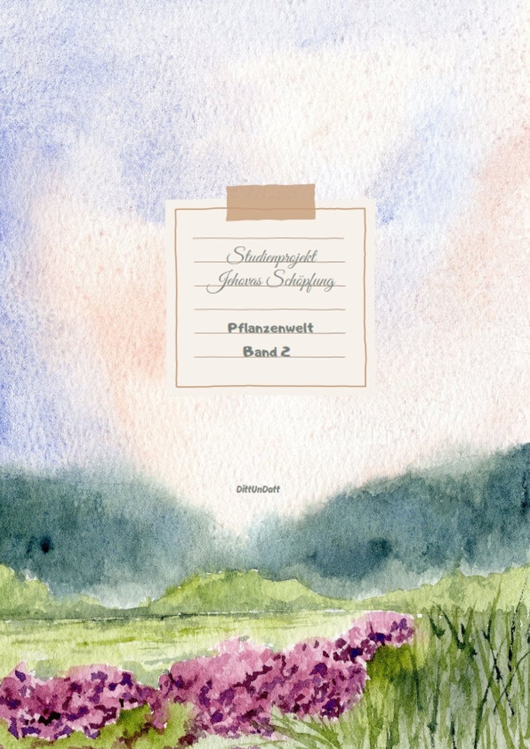 JW Study Guide "jehovah's Creation - Volume 2 - Plant World" - Etsy