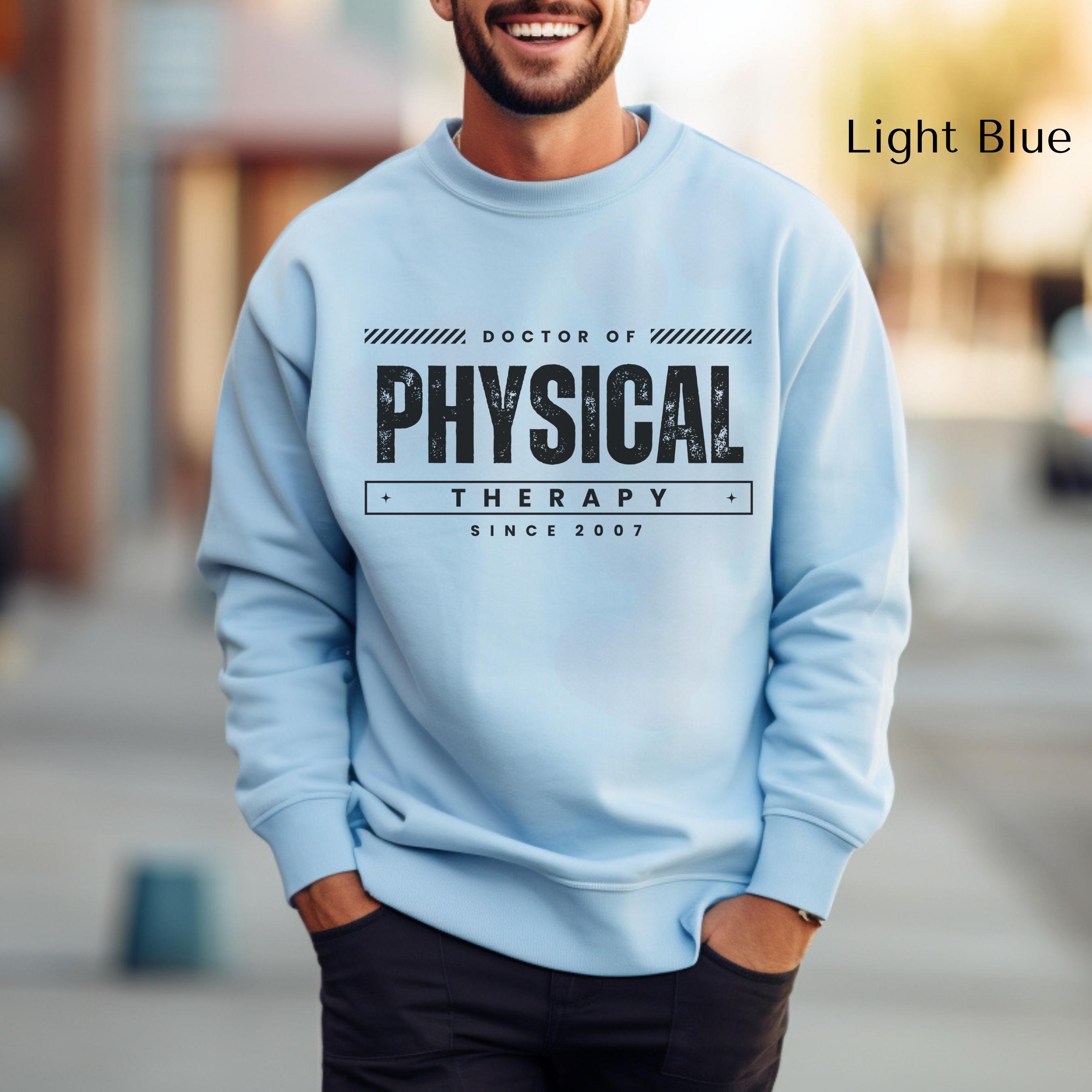 Custom DPT Physical Therapy Shirt Gifts, Personalized Men's PT Tshirt ...