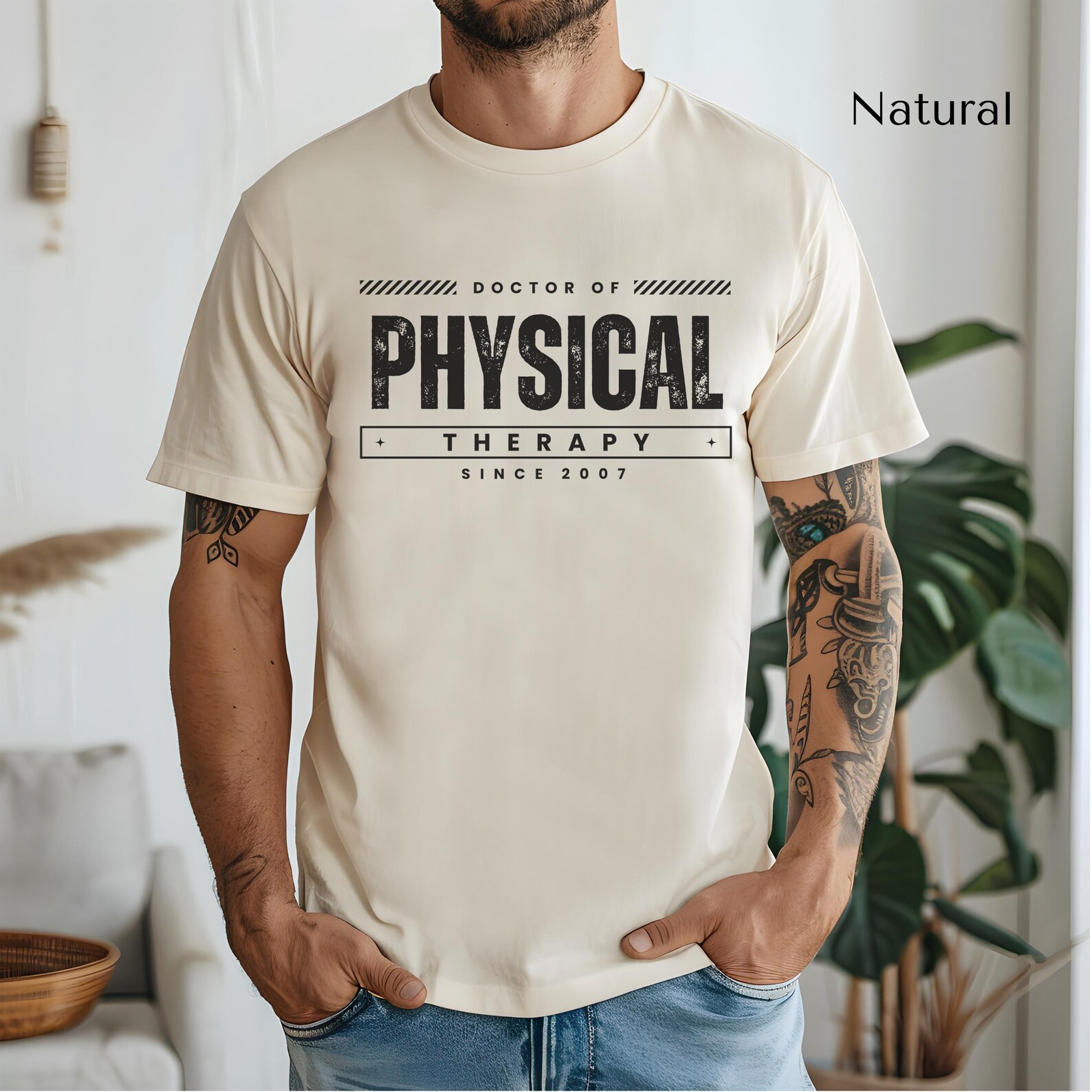 Custom DPT Physical Therapy Shirt Gifts, Personalized Men's PT Tshirt ...