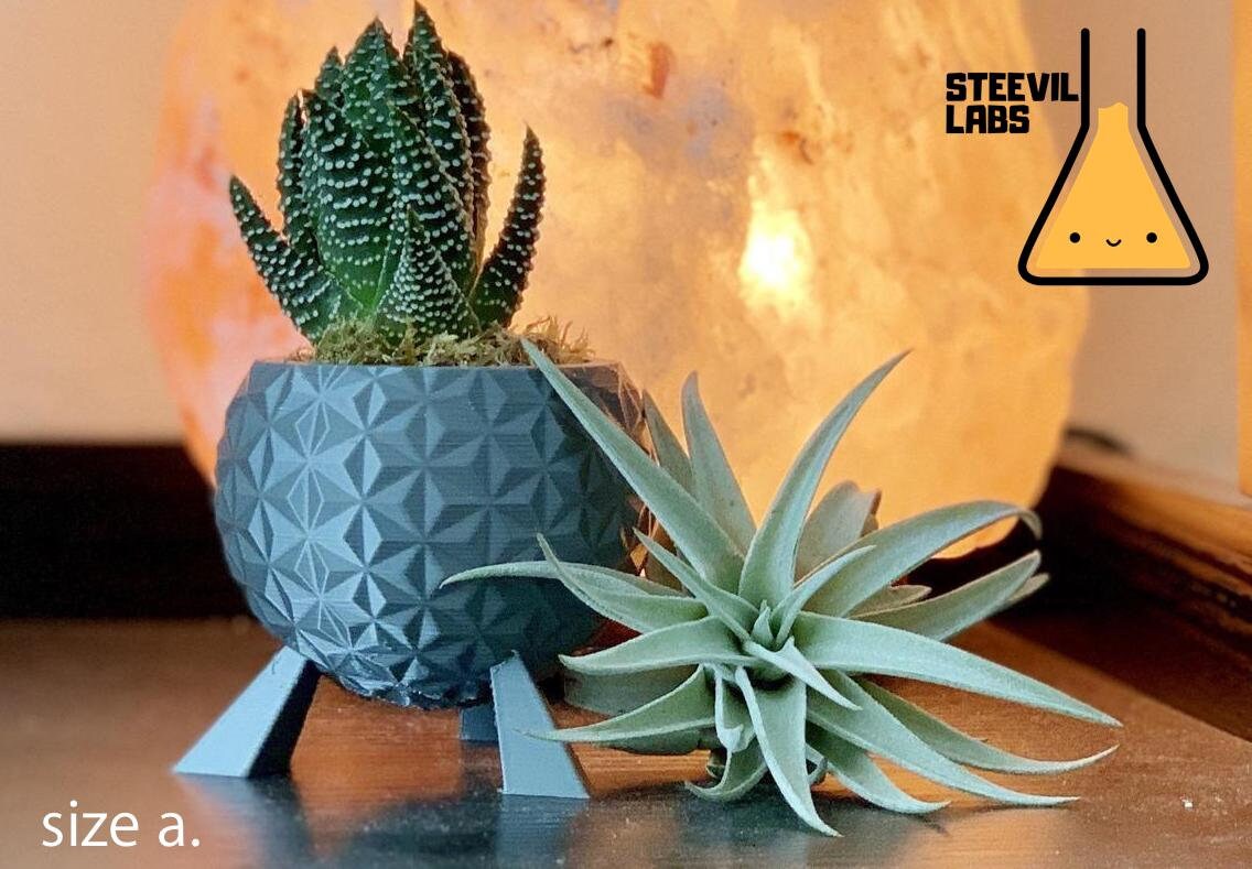 Walt Disney World Epcot Spaceship Earth Inspired Planter Pot - Etsy Canada