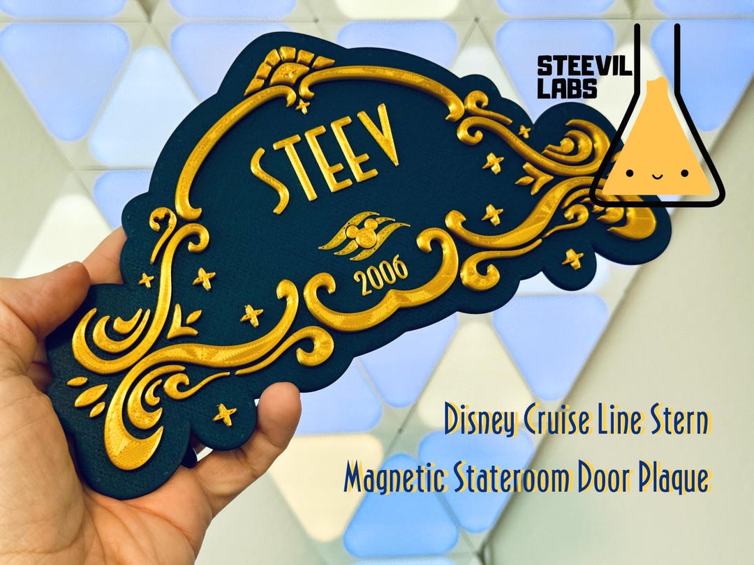 Disney Cruise Line Stern Customized Door Plaque - WISH TREASURE DCL ...