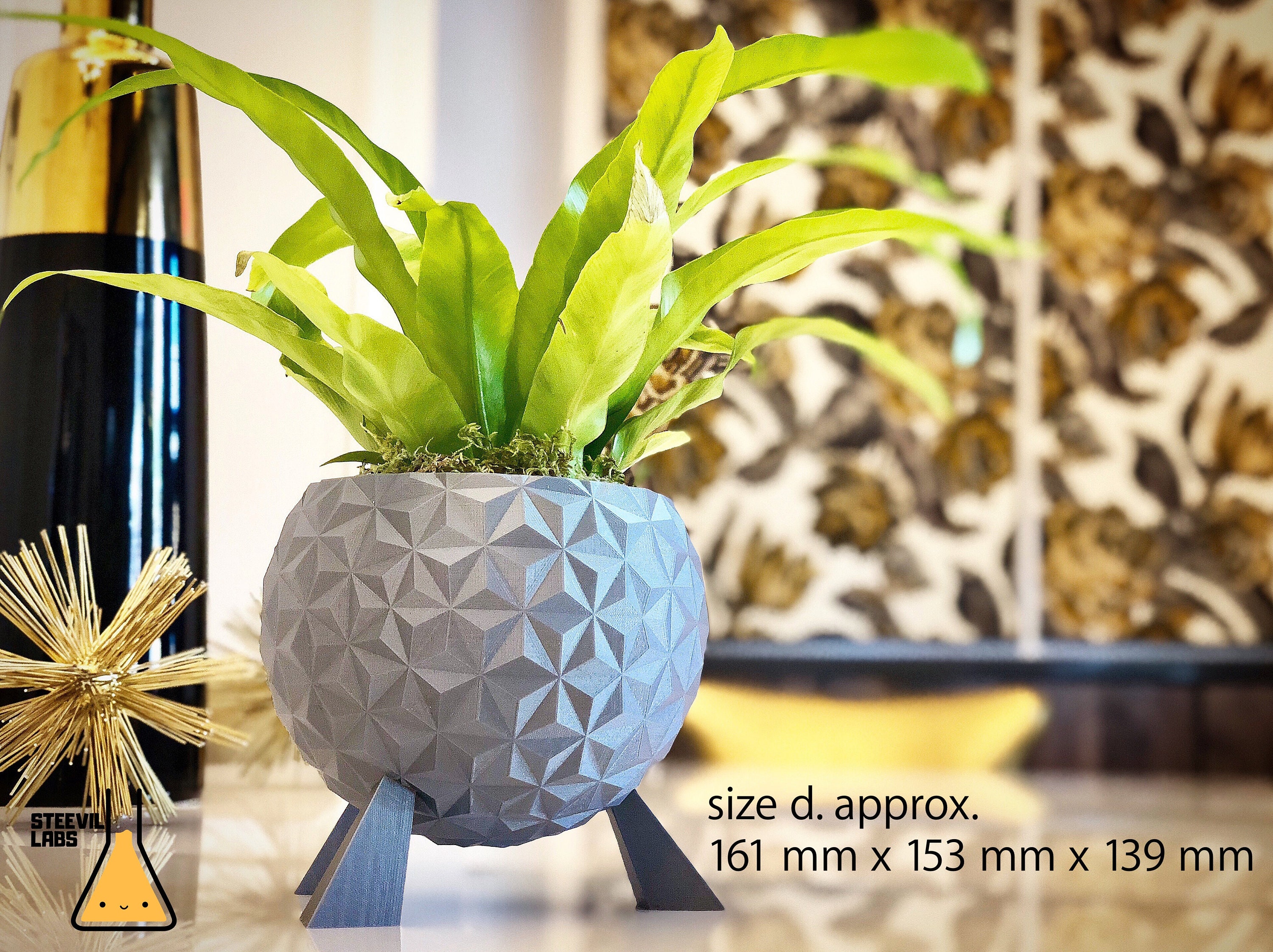 Walt Disney World Epcot Spaceship Earth Inspired Planter Pot - Etsy Canada