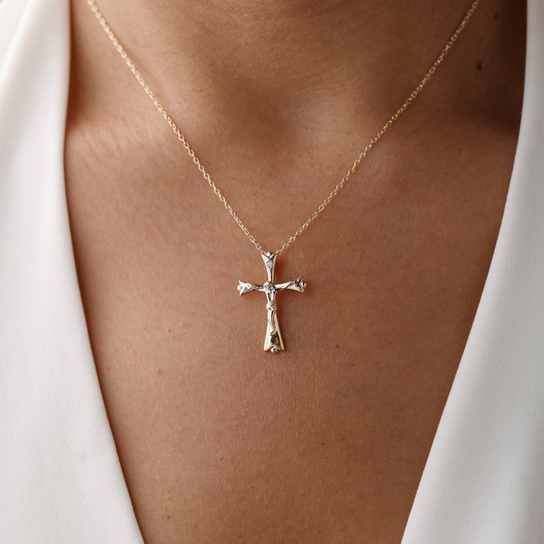 Jesus Cross Necklace, Jesus Love Necklace, Christian Jewelery ...