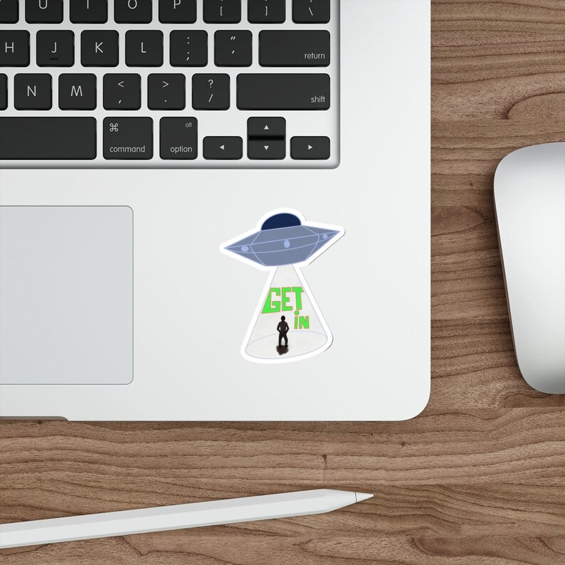 Alien Abduction Sticker - Etsy