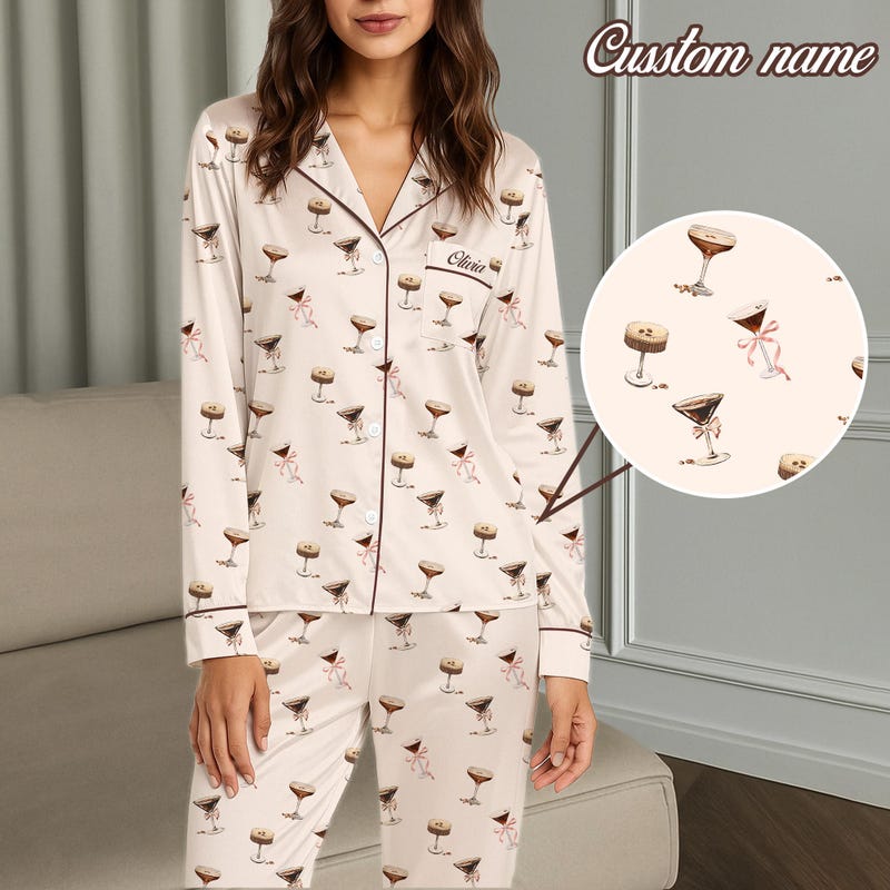 Martini Pajamas - Etsy