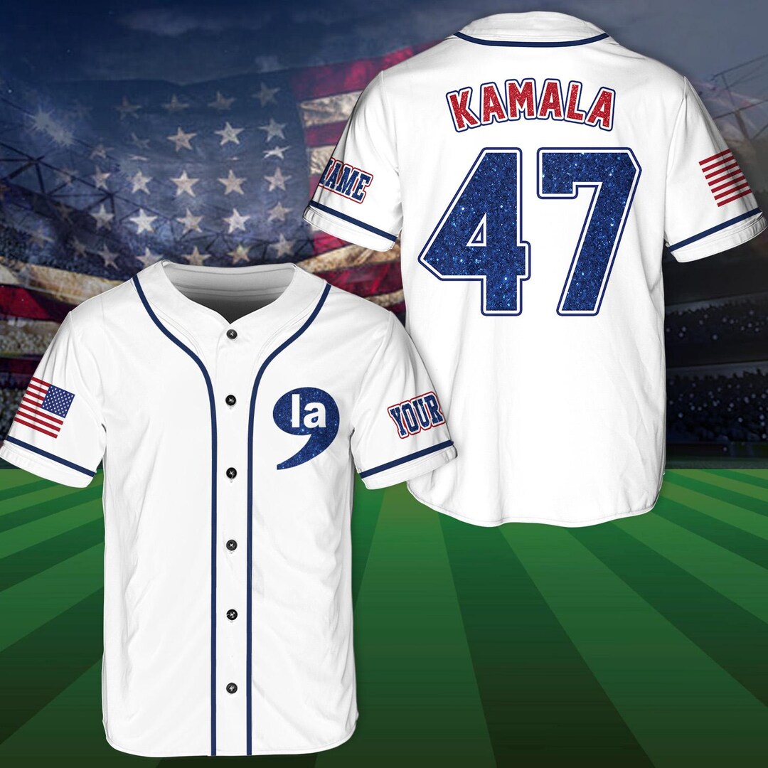 Kamala Harris 2024 Jersey, Personalized Baseball Jersey Uniform for ...